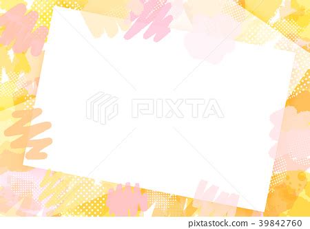 畫筆描邊背景素材 插圖素材 39842760 PIXTA圖庫