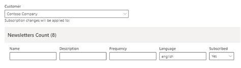 서비스 허브 내에서 뉴스레터 구독 관리 Microsoft Learn