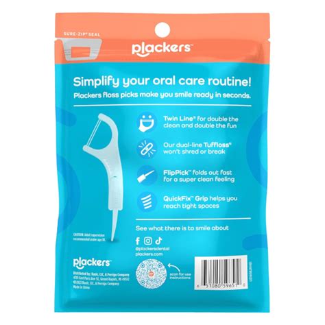 Plackers Twin Line Dental Flossers