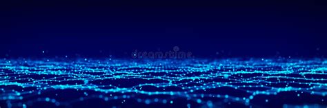 Futuristic Digital Data Transfer Concept High Speed Data Flow Of