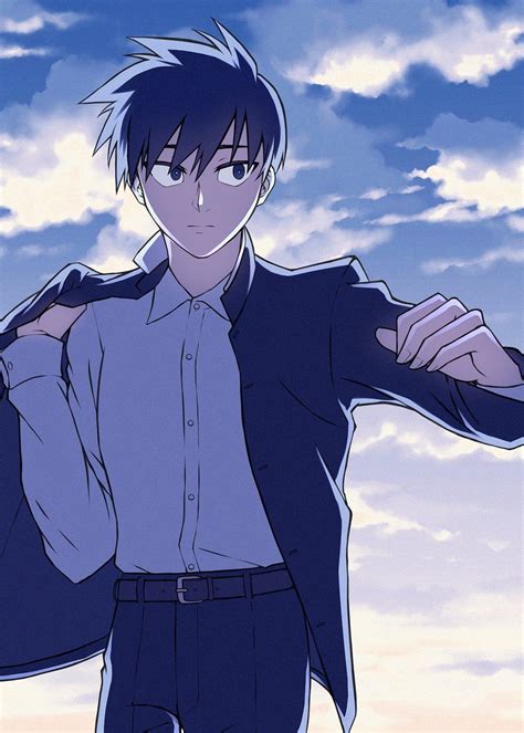 「学ランの下はワイシャツなんだよなぁと改めて感じていいなぁと思った次第 」村上🌸のイラスト