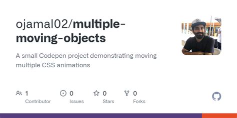 Github Ojamal02multiple Moving Objects A Small Codepen Project Demonstrating Moving Multiple