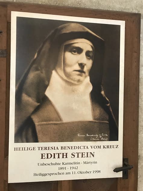 One Of Six Million Jews Slaughtered By The Nazis Edith Stein