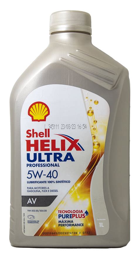 Shell Helix Ultra Professional 5W40 AV - MSLub - Sua Troca de Óleo pela ...