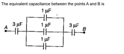 Calculate The Equivalent Capacitance Between Points A And B In Fig