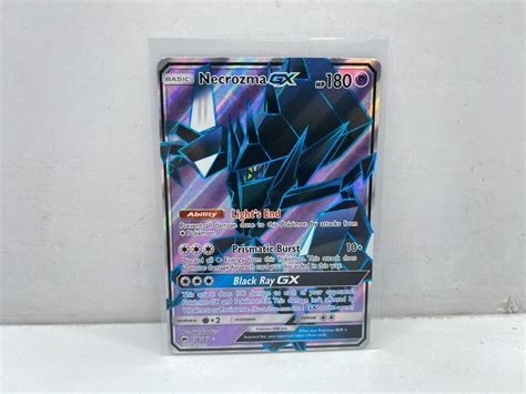 Pokemon Necrozma Gx 134 Full Art Ultra Rare Burning Shadows Values Mavin