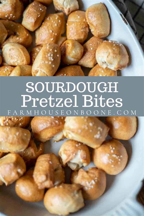 Sourdough Pretzel Bites Farmhouse On Boone