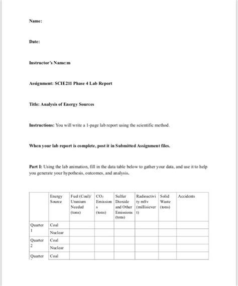 solved name date instructor s name m assignment scie211