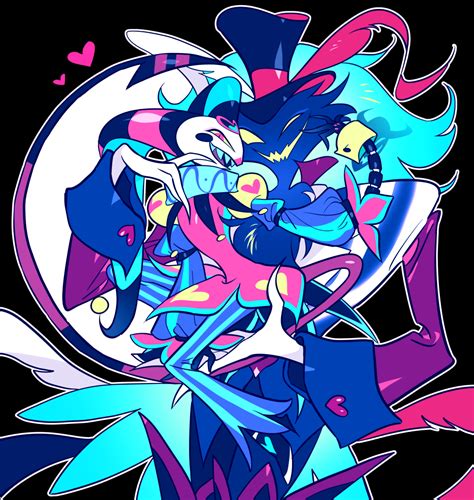 Fizzarolli And Asmodeus Helluva Boss Drawn By Meremero Danbooru