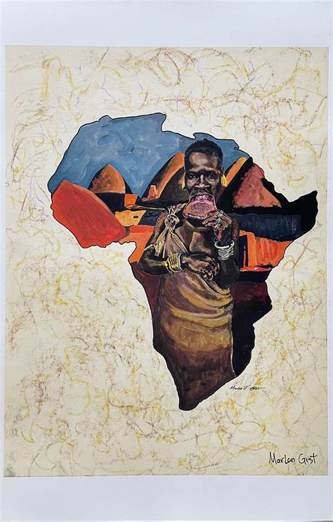 “lady Africa” Marlon Gist Art