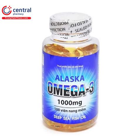Thuốc Alaska Omega-3 1000mg: tác dụng, liều dùng, giá bán