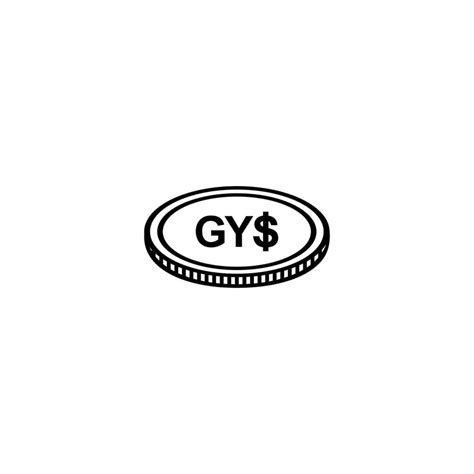 Guyana Currency Guyanaese Dollar Icon Gyd Sign Vector Illustration