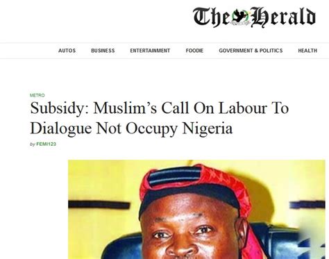 Subsidy Muslims Call On Labour To Dialogue Not Occupy Nigeria