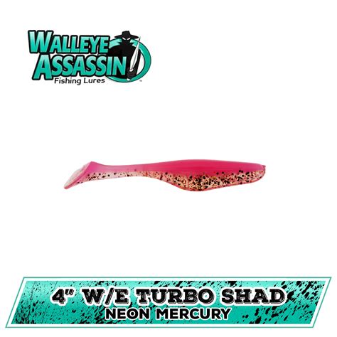 4 We Turbo Shad N Z Bass Assassin Lures Inc