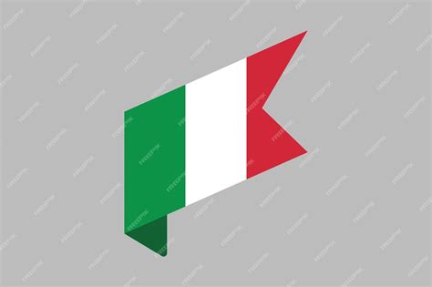 Premium Vector Italy Flag The Flag Of Italy Vector Flag Of Italy
