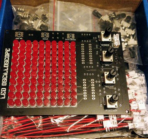 100 Led Oscilloscope 12 Steps With Pictures Instructables