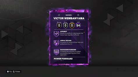 End Game Victor Wemby Is Here 64 Hof Badges Endby Nba2k23 Myteam