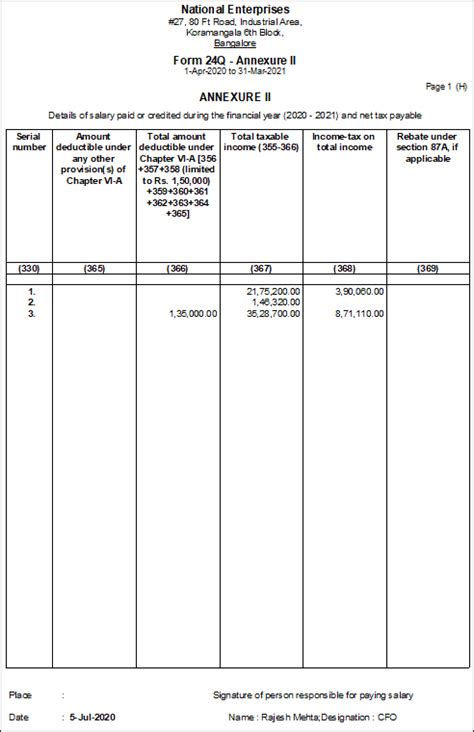 Print Annexure II Indian CPA Portal