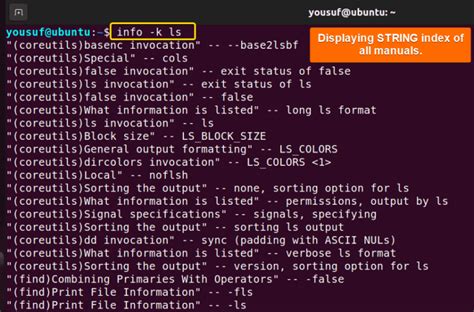 The “info” Command In Linux 6 Practical Examples Linuxsimply