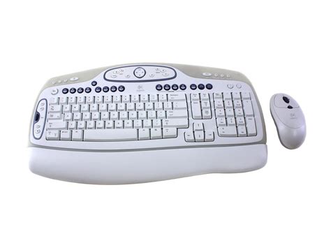logitech lx501 967419 0403 white rf wireless keyboard