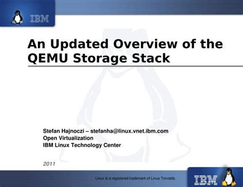 An Updated Overview Of The QEMU Storage Stack The Linux