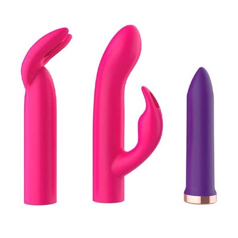 Set Happy Bullet 3 En1 Happy Sex Vibrador Con Cabezales Intercambiables
