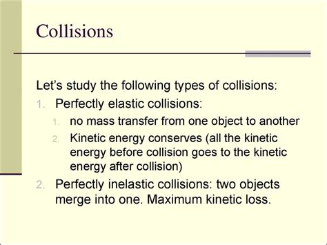 Work Energy And Power Conservation Of Energy Linear Momentum Collisions презентация онлайн