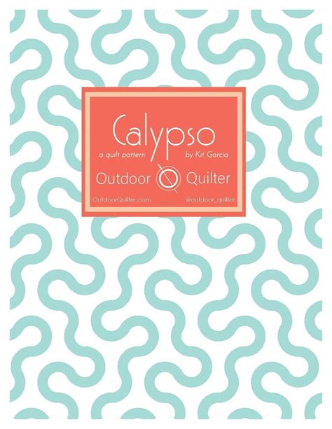 Calypso Pdf Quilt Pattern Etsy