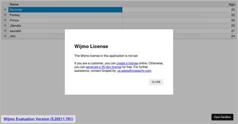 [flexgrid] Issue With Wijmo Grid Forked Codesandbox