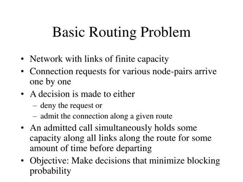 PPT Basic Routing Problem PowerPoint Presentation Free Download ID