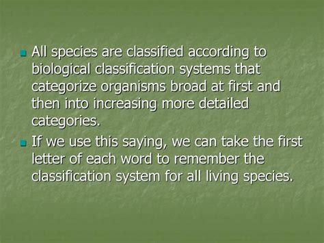 Understanding Classification Systems Ppt Download