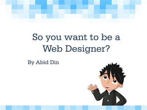 so you want to be a web designer speaker deck