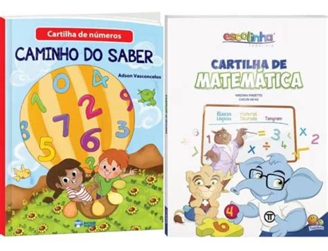 Kit Caminho Do Saber Aprendendo Os Numeros Cartilha De Matemática