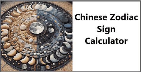 Chinese Zodiac Sign Calculator 🇨🇳 Randomness App