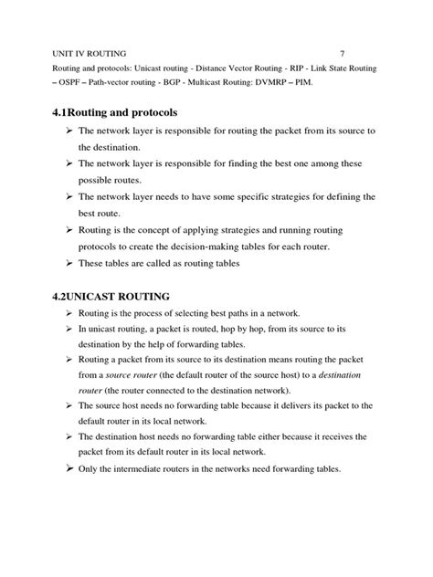 Unit 4 Pdf Routing Multicast