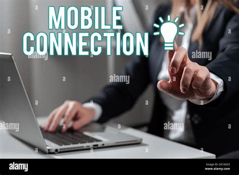 Conceptual Display Mobile Connectionsecure Universal Login Solution Using Mobile Phone Business