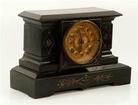 Ansonia Slate Mantel Clock