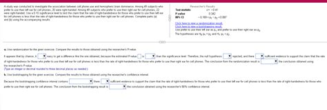 Randomization The Difference Between The Two Sample Chegg