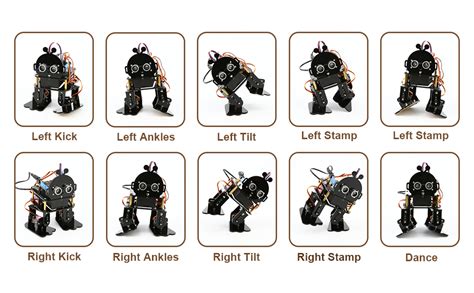 Amazon ACEBOTT Bionic Biped Robot Kit For Arduino ESP32 Electronic