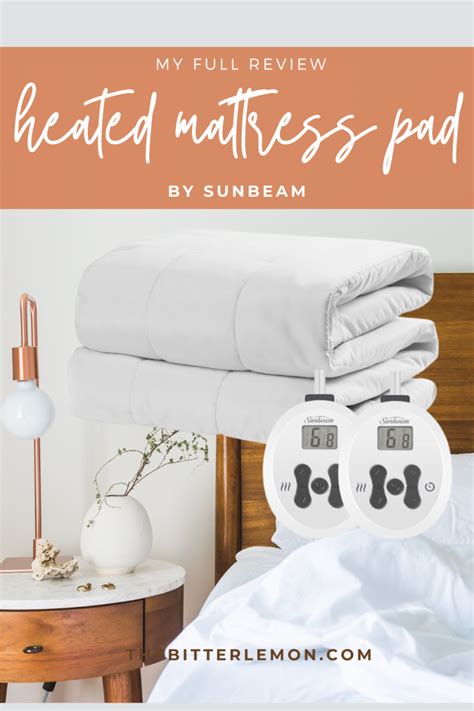 A Review Sunbeam Restful Quilted Electric Heated Mattress Pad The