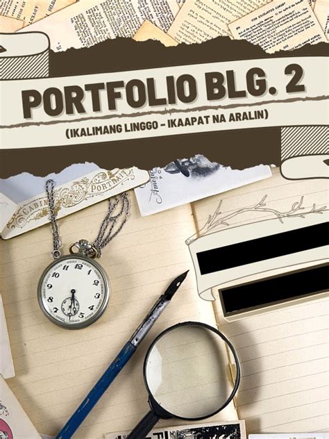 Filipino Portfolio Pdf