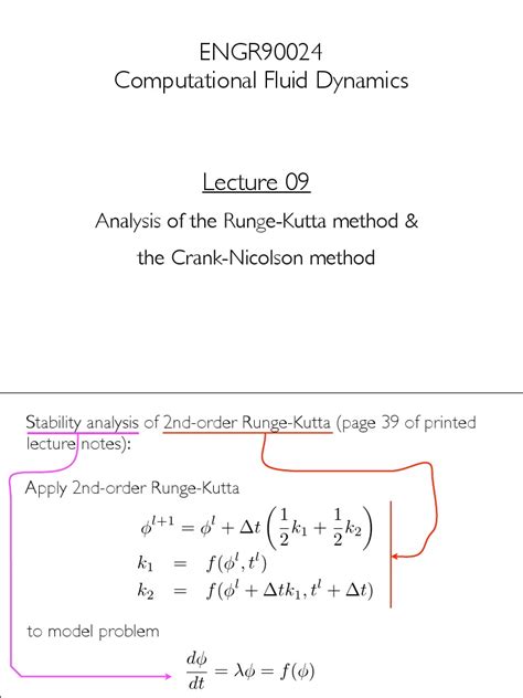 Analysis Of Runge Kutta Method Pdf Differential Equations