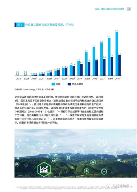 一见真章！固碳、储氢、航运燃料、掺混发电：绿氨行业概览与展望