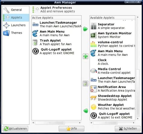 Using The Avant Window Navigator Awn On Fedora 7 Page 2 Page 2