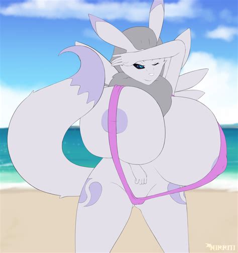 Rule 34 1girls Anthro Beach Bikini Digimon Ear Female Furry Gray Fur