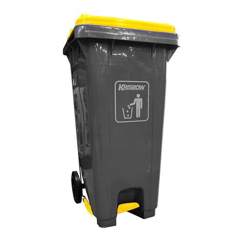 Tempat Sampah Besar Pedal Berroda