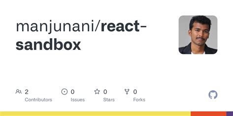 Github Manjunanireact Sandbox