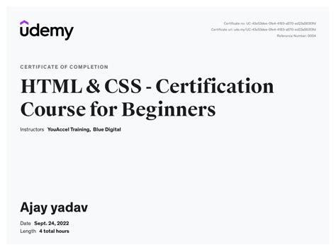 Ajay Yadav On Linkedin Udemy Course Completion Certificate
