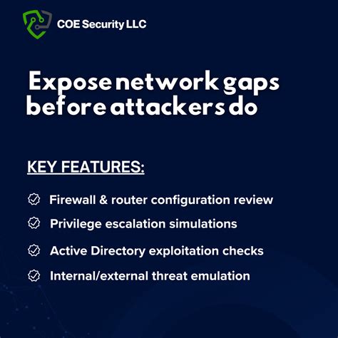 Network Penetration Testing Cybersecurity Coe Security