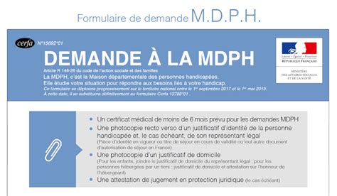 Demande MDPH En Ligne Nouveau Dossier Ou Renouvellement